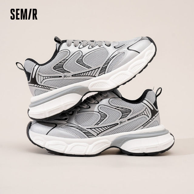 Semir women's shoes dad shoes 2025 new autumn mesh breathable versatile ...