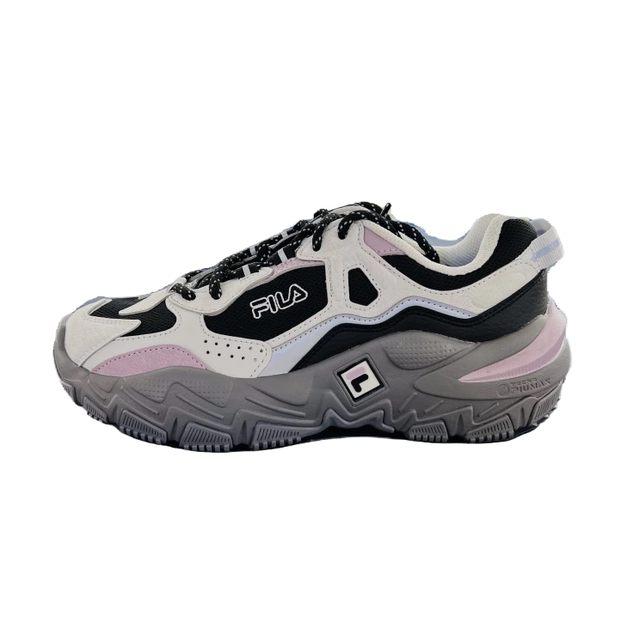 FILA Predator 2 Black Gray Purple Retro Women's Sports Low-top Casual ...