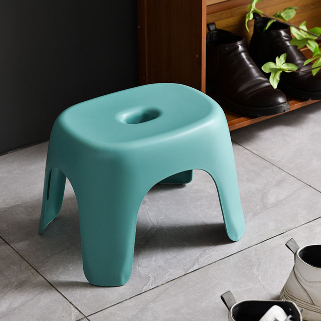 Plastic small stool for household bathroom anti-slip stool thickened ...