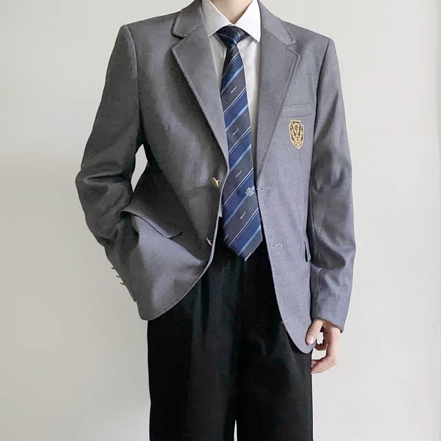 DK uniform genuine school for college style men's suit jacket shirt and ...