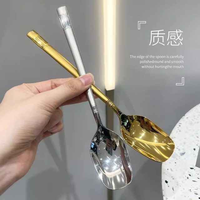 Exquisite goods crock pot spoon spoon household spoon tableware soup ...