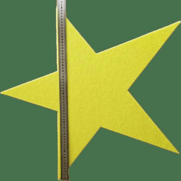The five-pointed star props for the opening ceremony of the Big Five ...