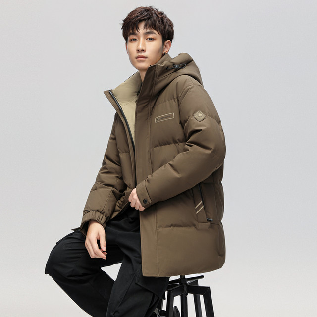 Snow Fly 2025 new winter style men's short hooded down jacket Japanese comfortable windproof ...