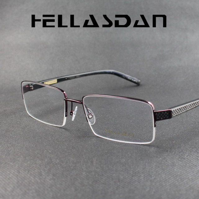Genuine German Hellasdan Wall Sindon glasses frame Men's pure titanium ...