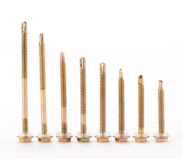 External hexagon drill tail screws, color steel tile dovetail screws ...