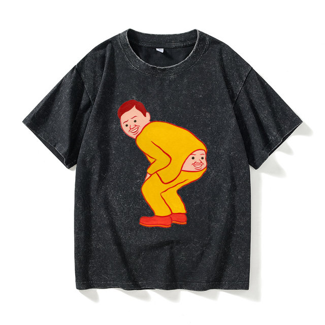 Joan Cornella Fun illustration spoof creative printed T -shirt short ...