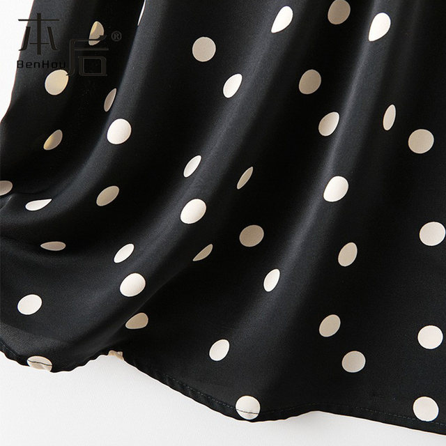 2983 Thin polka dot imitation acetic acid suspender skirt summer women ...