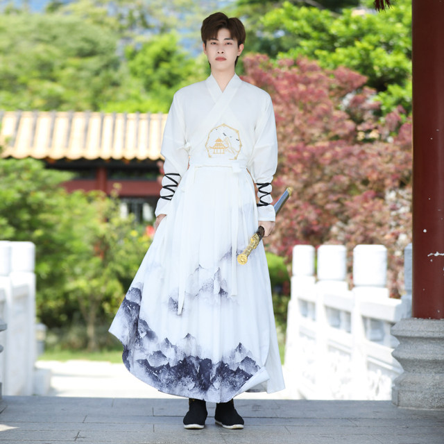 Dragon New Year's Gangs Ming System Hanfu costume martial arts clothes ...