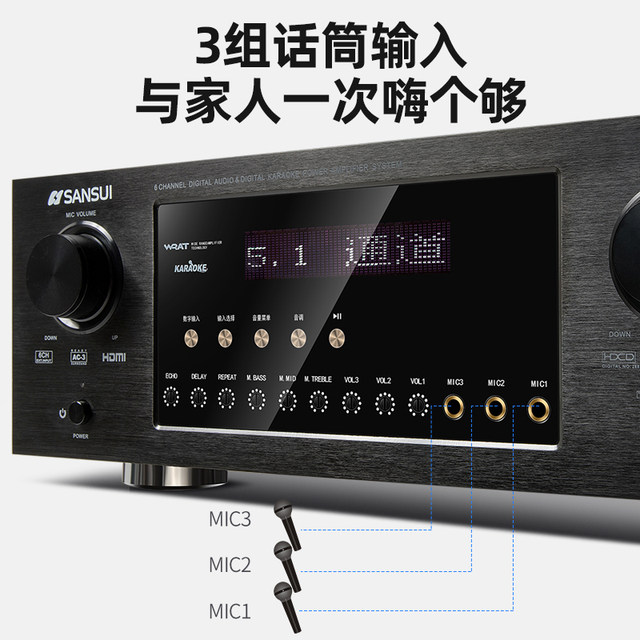 Shanshui DM-10A high-power amplifier professional fever-grade 5.1 ...