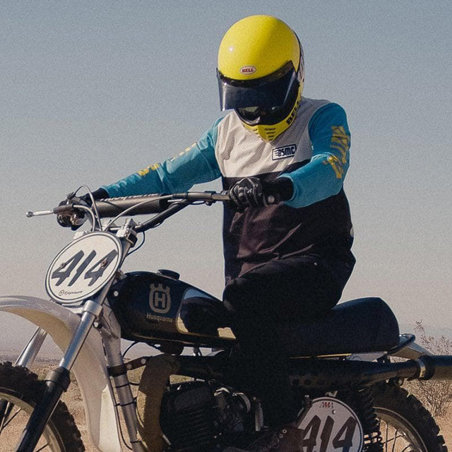 New summer motorcycle riding suit men's breathable long-sleeved off ...