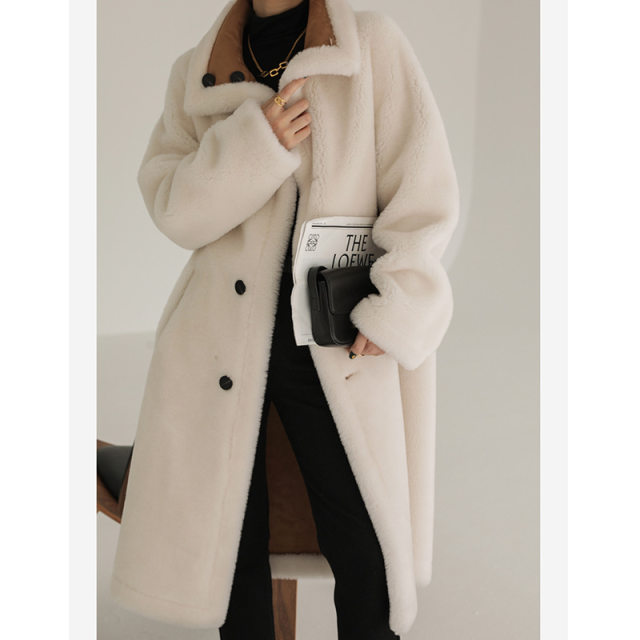 Marad's winter wearing all -sided lamb hair sheep sheep chopped coat ...