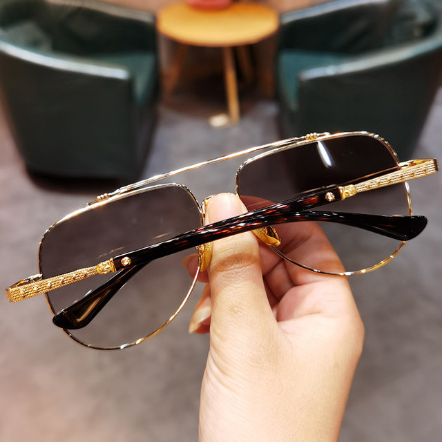 New Jiandan sunglasses for men and women with large face, anti-UV ...