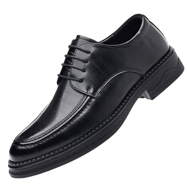 Scarecrow leather shoes men's summer breathable new casual leather ...