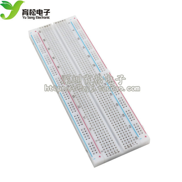 Breadboard MB-102 Breadboard Breadboard Experimental Board Red and Blue ...