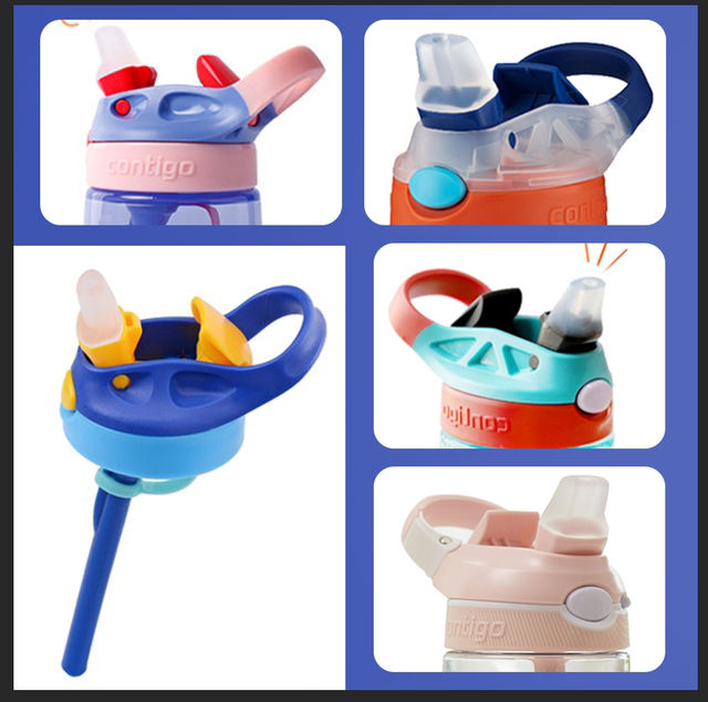 Adapted Kangdik's straw cup accessories cup lid Xiaoliangzi children's ...