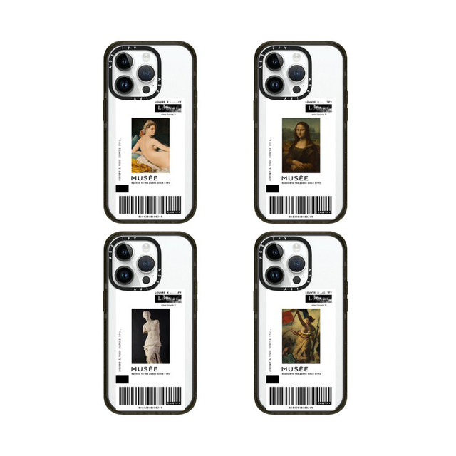 caseti joint-branded Louvre art oil painting stickers 16promax suitable ...