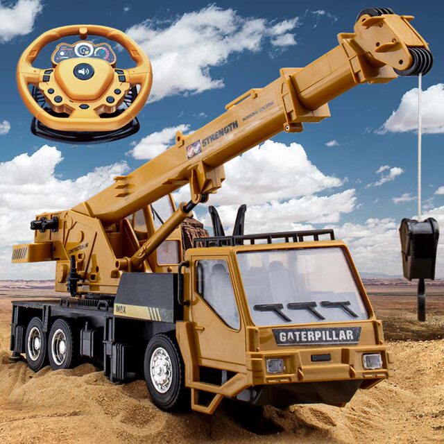 Super large alloy remote control crane crane crane toy model crane boy ...