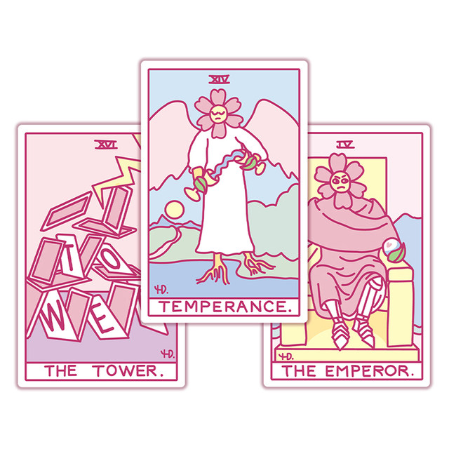 Genuine ridiculous flower Tarot brand Witro brand pink Carlo brand ...