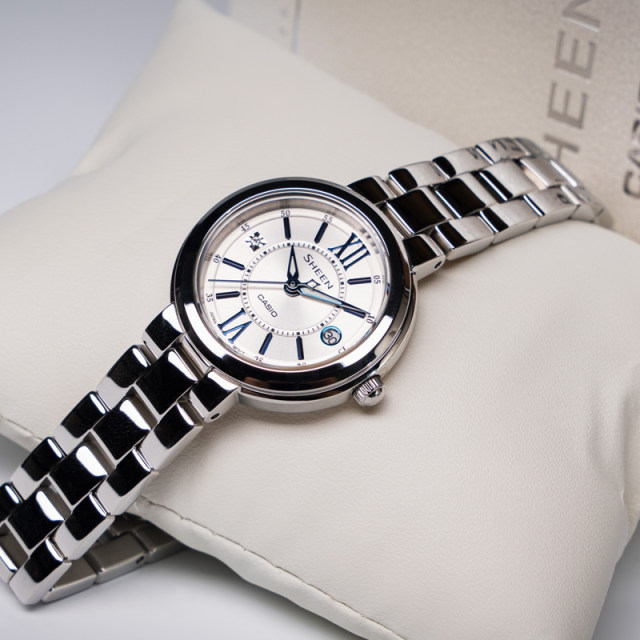 Casio watch women's 2024 new Sheen light luxury niche high-looking ...