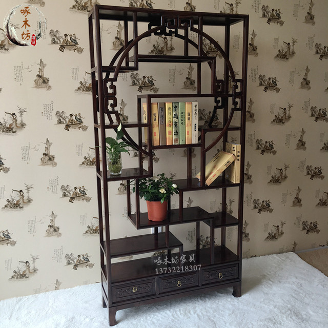 Antique Bo Ancient Shelf of Ming and Qing Dynasties Solid Wood Chinese ...