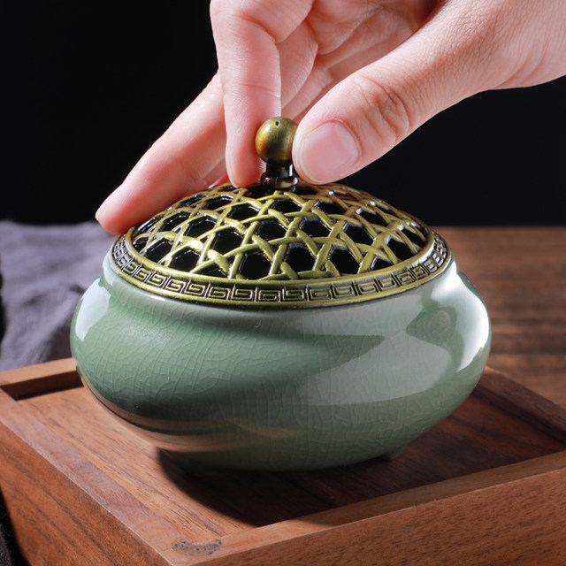 Incense burner household pure moxa stick fumigation moxa fumigation ...