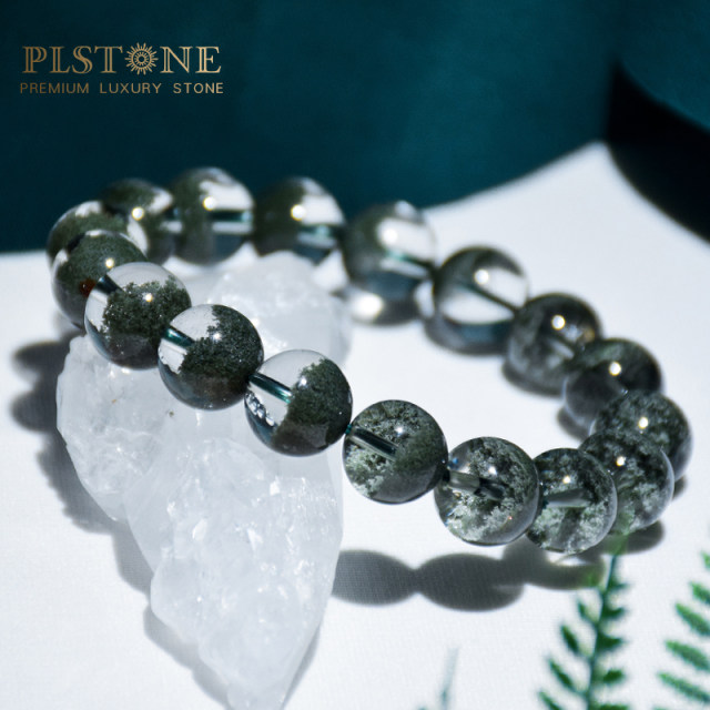 PLSTONE Natural Crystal Collection Grade Brazilian Green Ghost ...