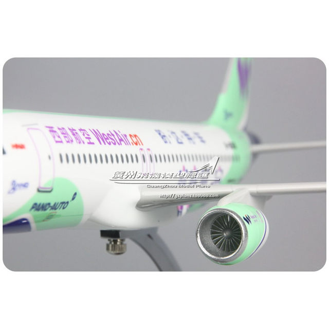 Western Airlines West Air Airbus A320 Pand-Auto aircraft model 38cm
