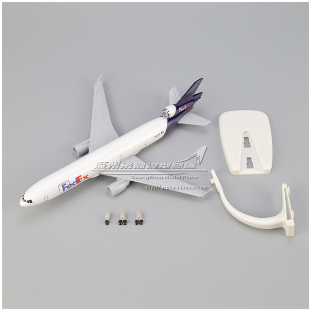 Federal Express Fedex MD-11 Bandband Alloy Passenger Aircraft Model ...