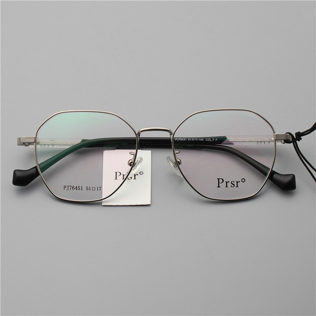 New Pasha glasses frame polygonal small frame with anti-blue light ...