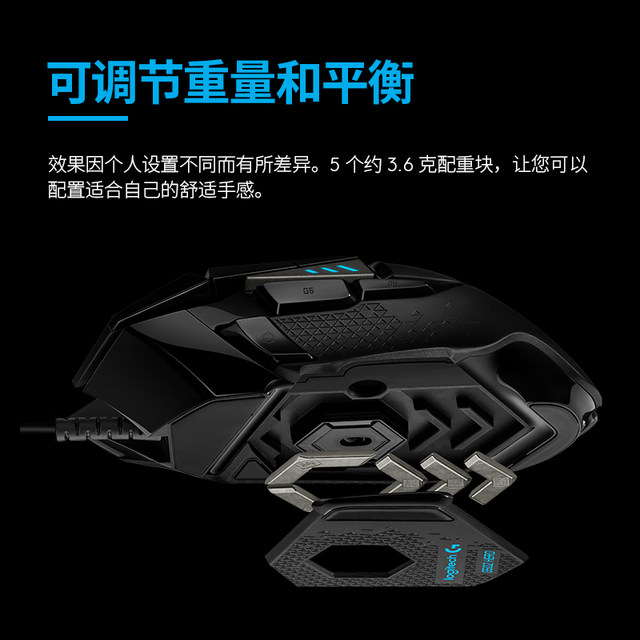 Logitech G502 hero cable gaming e-sports mechanical mouse master RGB ...