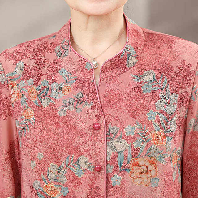 Middle-aged and elderly spring clothes for women 60 years old 70 mother ...