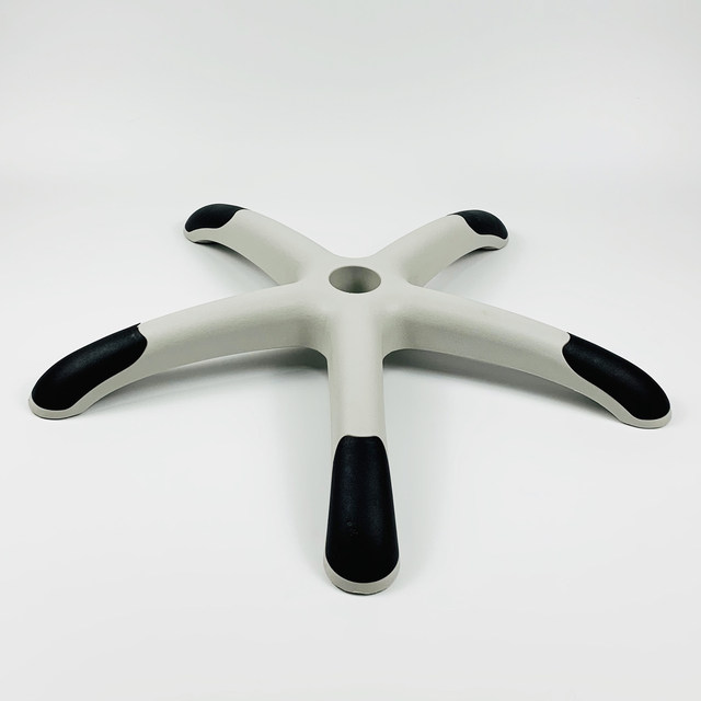 Thickened nylon office chair legs, white plastic swivel chair base ...