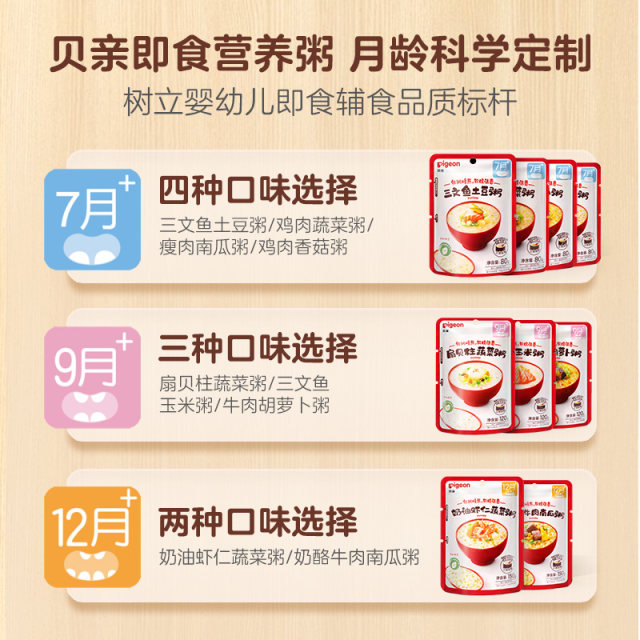 Pigeon/Beiqin Chicken Vegetable Baby Supplementary Porridge July ...