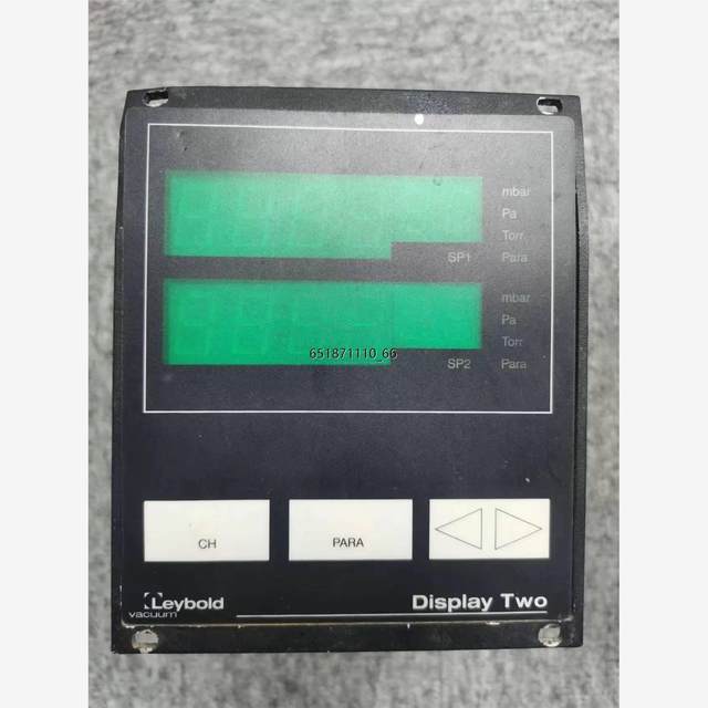 LEYBOLD Display Two dual vacuu