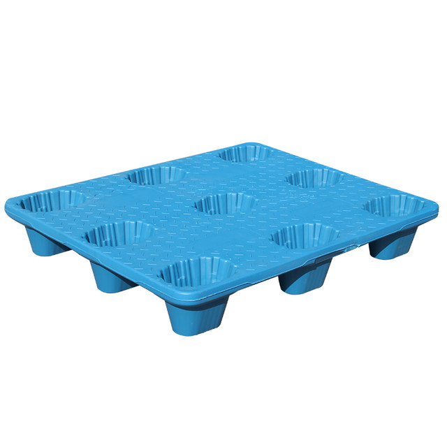 Blow molded nine-leg plastic pallet, forklift pallet, warehouse floor ...