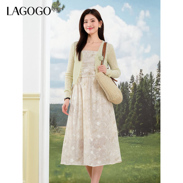 LAGOGO Flower Fairy Two-Piece Set Women's Lagugu Summer 2025 New ...