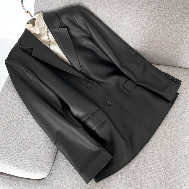 European Haining genuine leather jacket for women 2025 autumn new ...