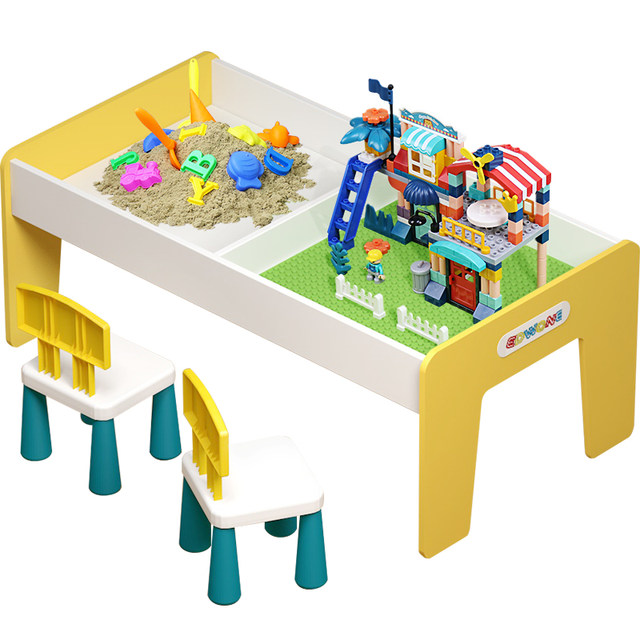 Children's toy building block table multifunctional toy tables and ...