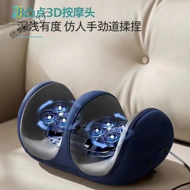 Leg massager kneading hot compress soles of calf hand and foot massager ...