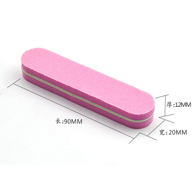 Manicure mini sponge file shaping tool disposable nail file manicure ...