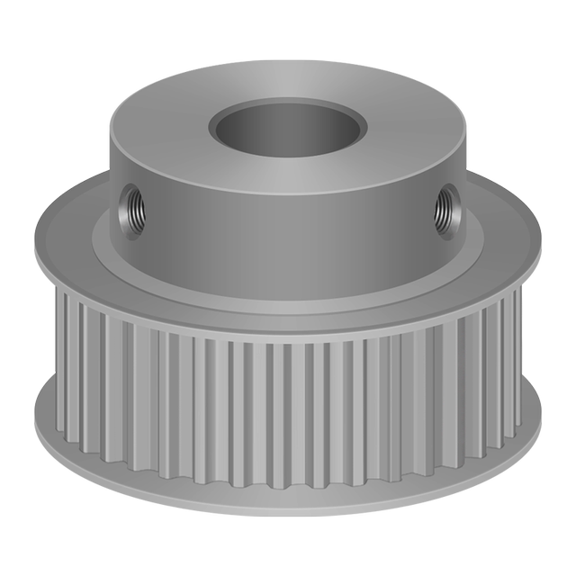 S5M40 tooth synchronous pulley boss groove width 17 BF type Synchronous ...