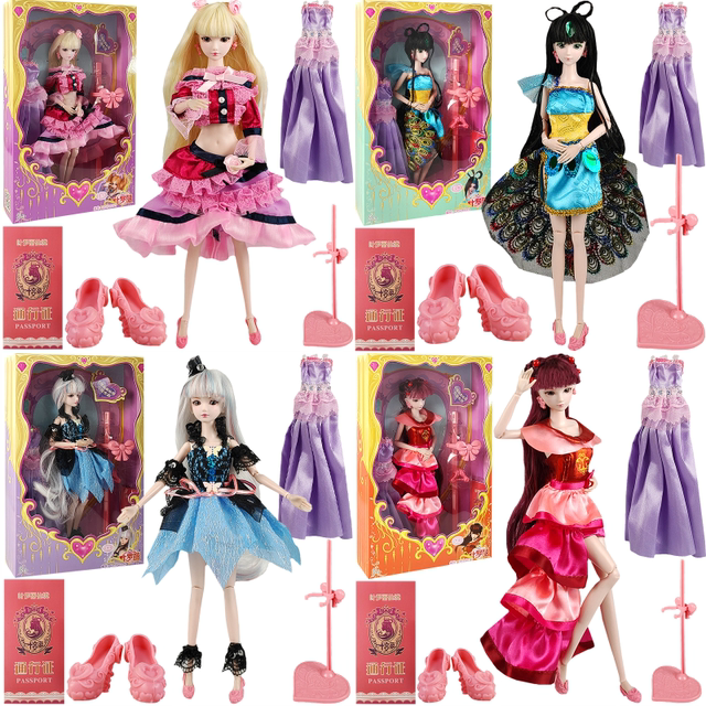 Ye Luo Peacock Lismine Fairy 29cm Doll Ice Princess Set to Change ...