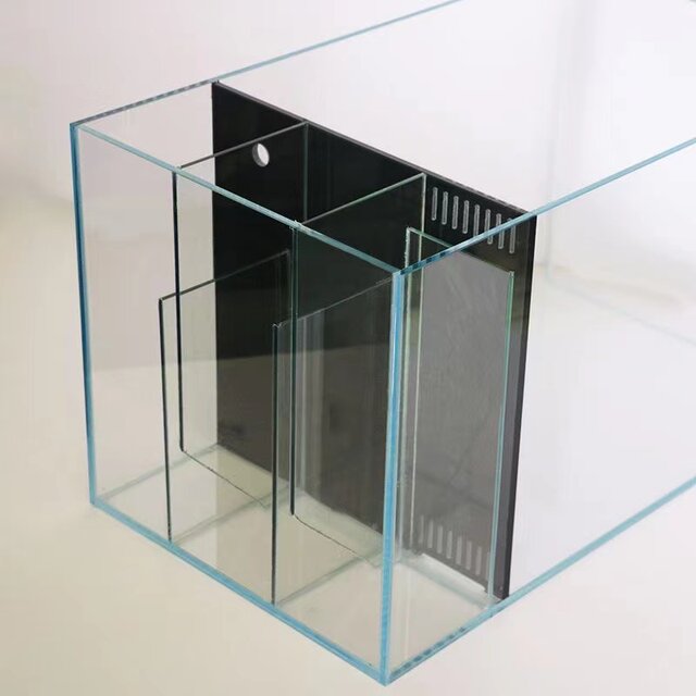 Customized side filter fish tank living room ultra-white glass ...