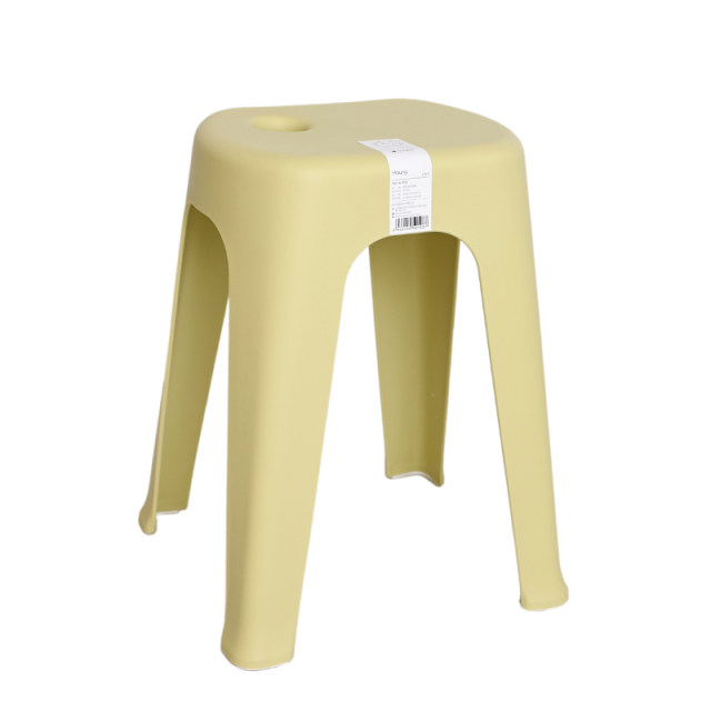 Huanlong Rainbow Plastic High Stool Thickened Rectangular Adult Dining ...