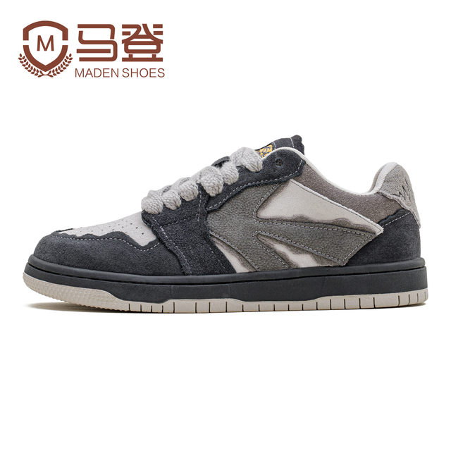 Malandin waves shoes autumn and winter new men's shoes trendy niche ...