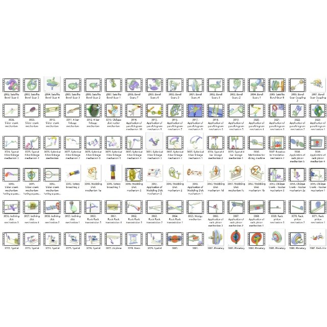 20,000 mechanical principle animation diagram structure design ...
