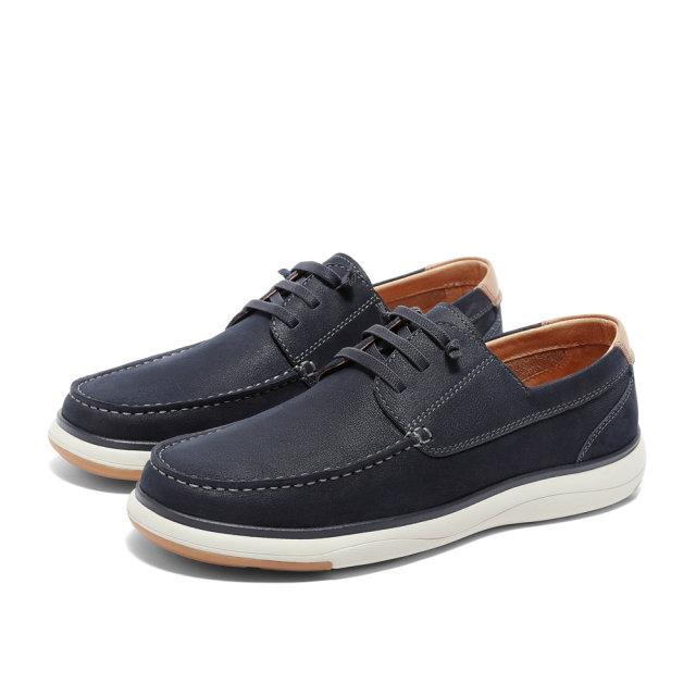 Senda simple casual leather shoes men's spring and autumn new style ...