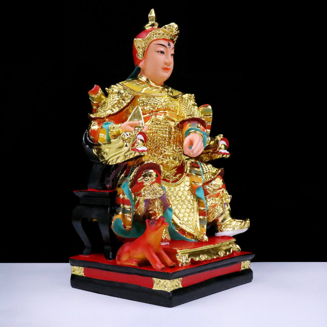 Resin God Statue Erlang Xianshengzhenjun Erlang God Yang Jian Statue ...