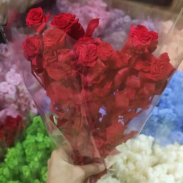 Preserved flower multi-headed bubble multi-headed rose multi-headed ...