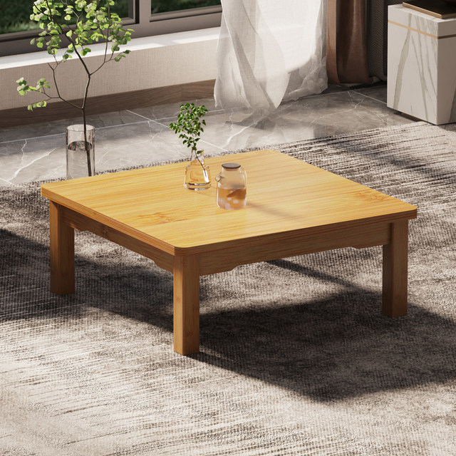 Kang table square table square dining table bay window tatami small ...